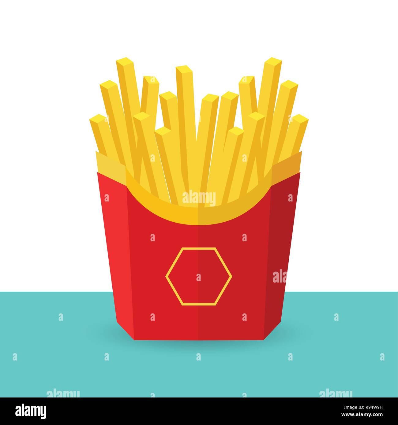 French fries vector vectors hi-res stock photography and images - Alamy