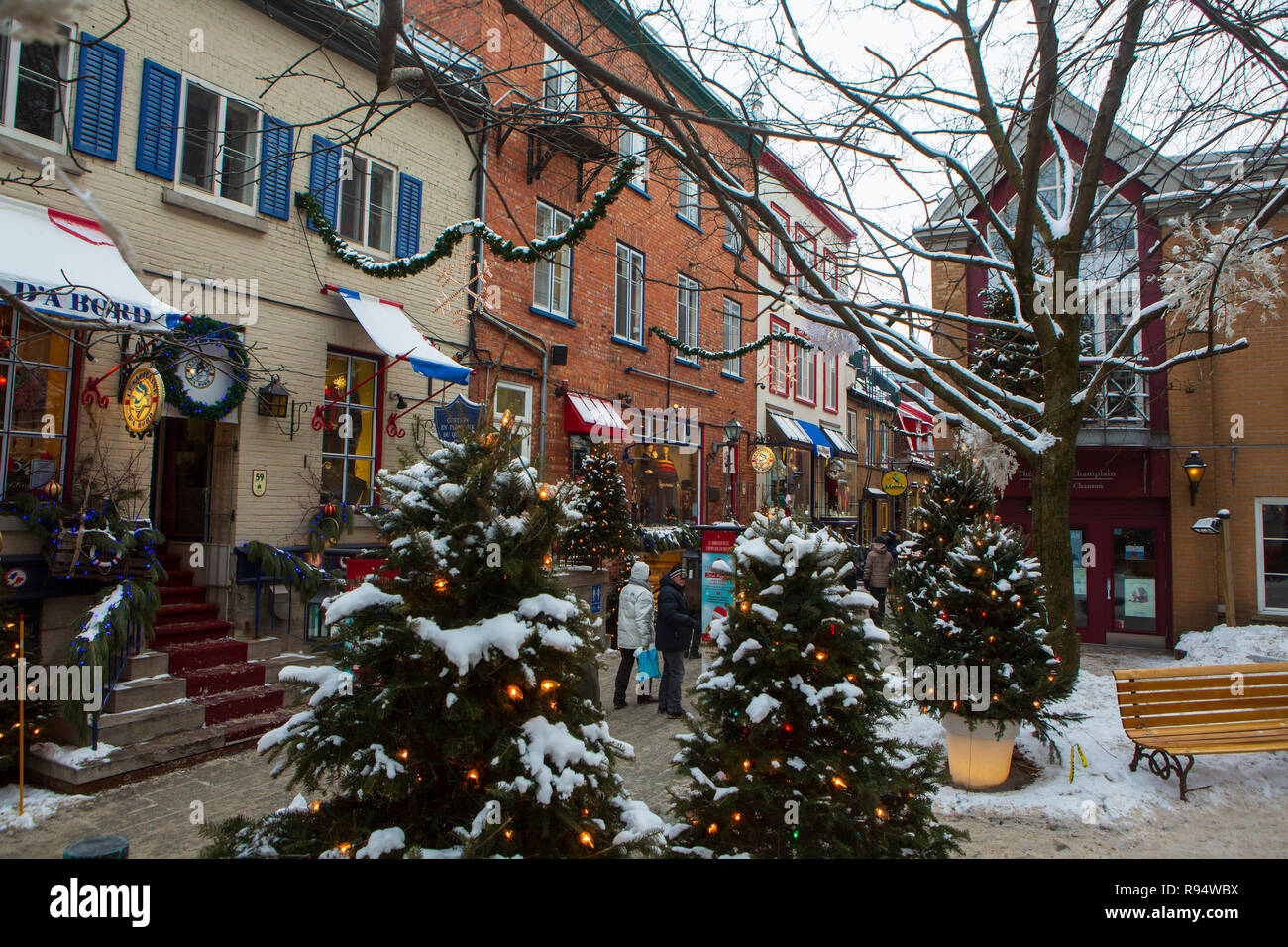 Quebec City, Quebec, Canada is the oldest European settlements in North ...