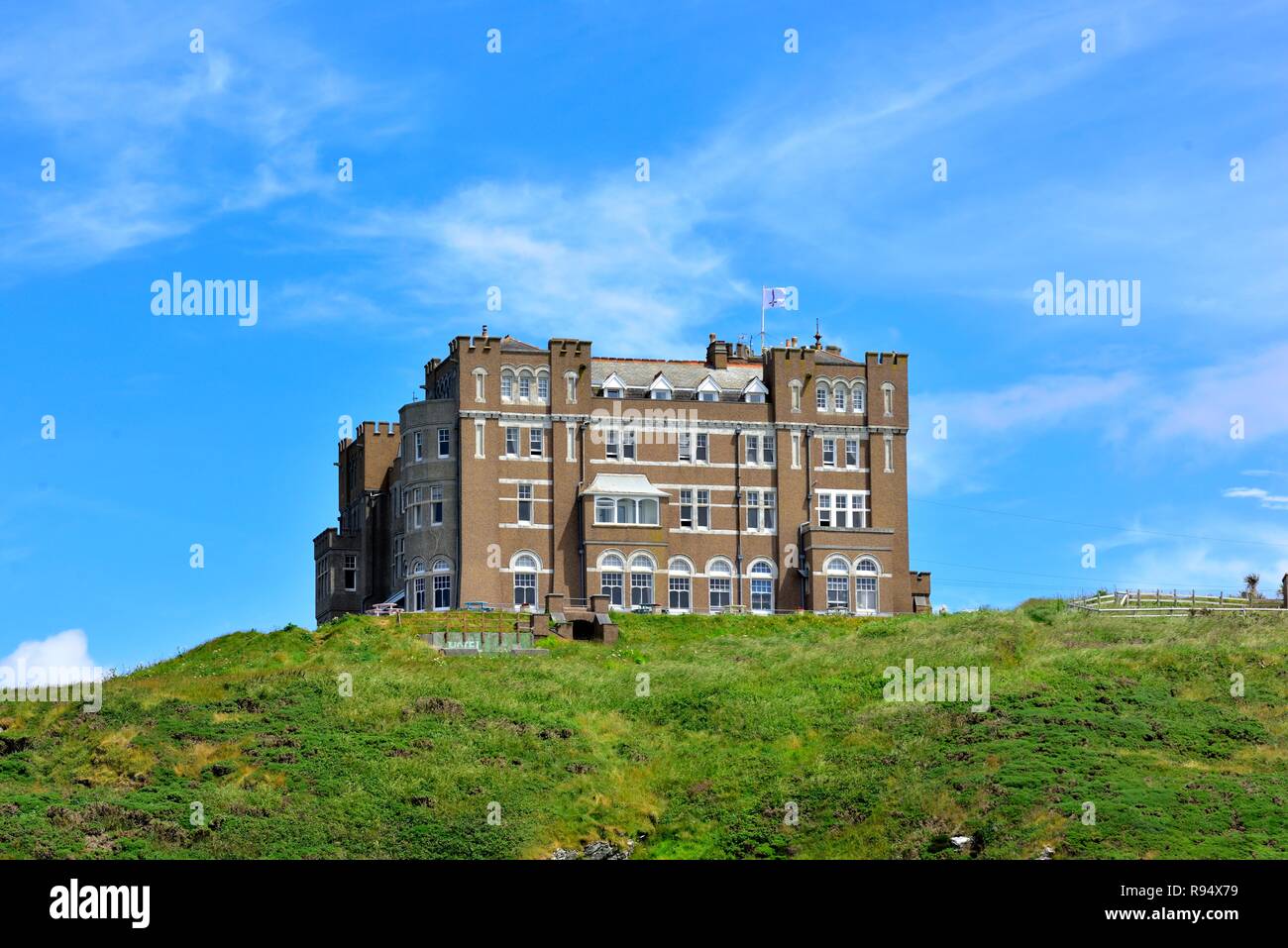 Camelot Castle Hotel, Tintagel,Cornwall,England,UK Stock Photo - Alamy