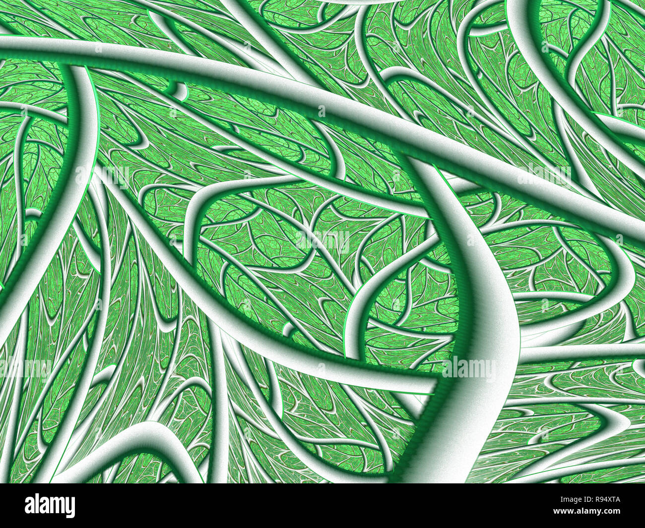 Structure of a leaf. Texture fractal design Stock Photo - Alamy