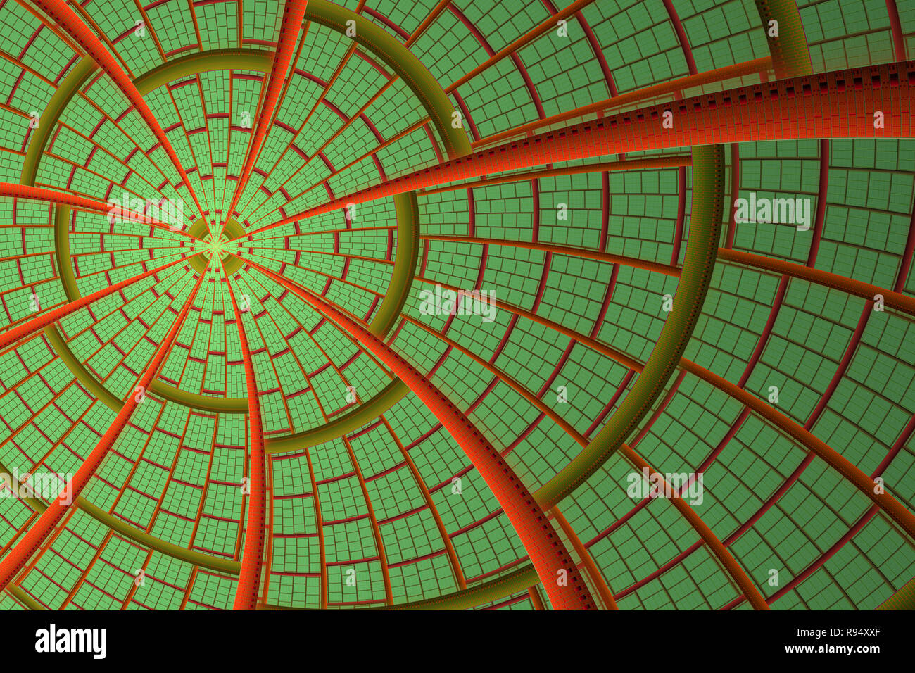 Fractal star or sun fantasy. Abstract solar pattern. Innovation ...