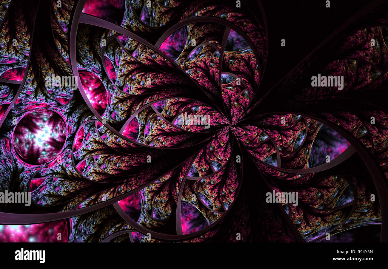 Extraordinary beautiful multi-colored stained-glass butterfly. Abstract ...