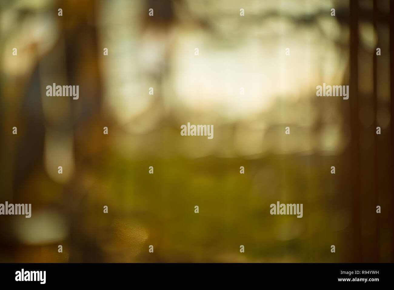 Abstract gold metallic bokeh background Stock Photo - Alamy