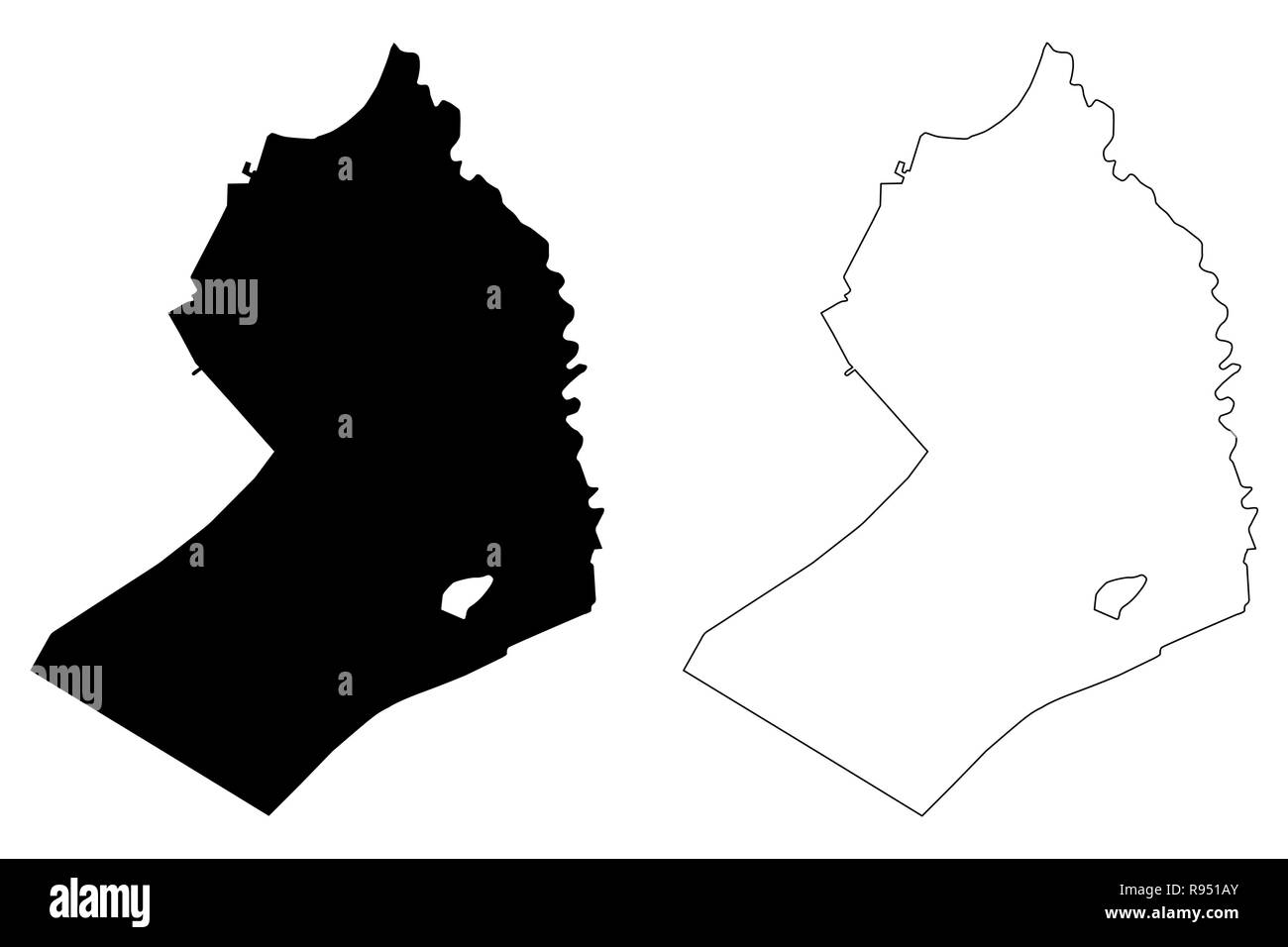 Beheira Governorate (Governorates of Egypt, Arab Republic of Egypt) map ...