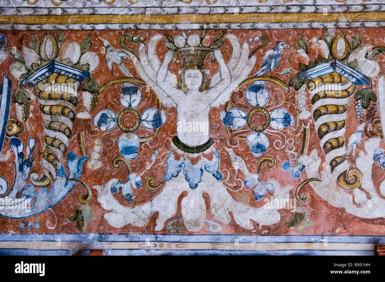 Peru. Cusco. Church of San Pedro de Andahuaylillas (16th century ...