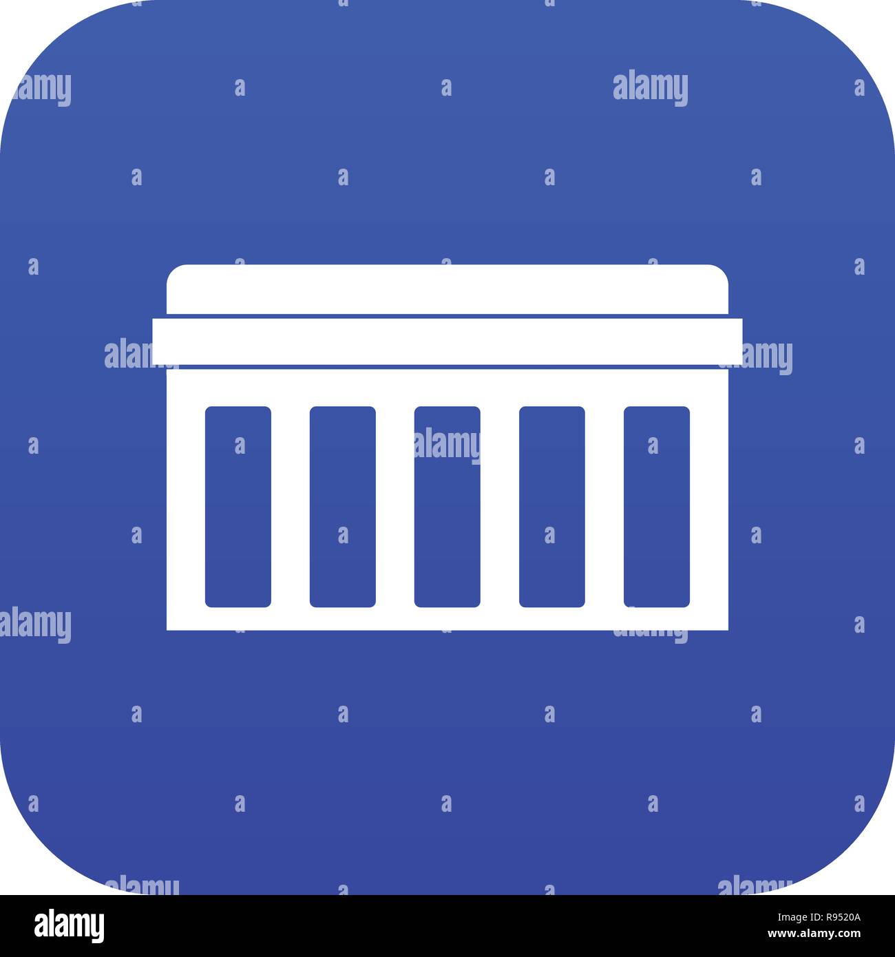 Circuit board, technology icon digital blue for any design isolated on ...