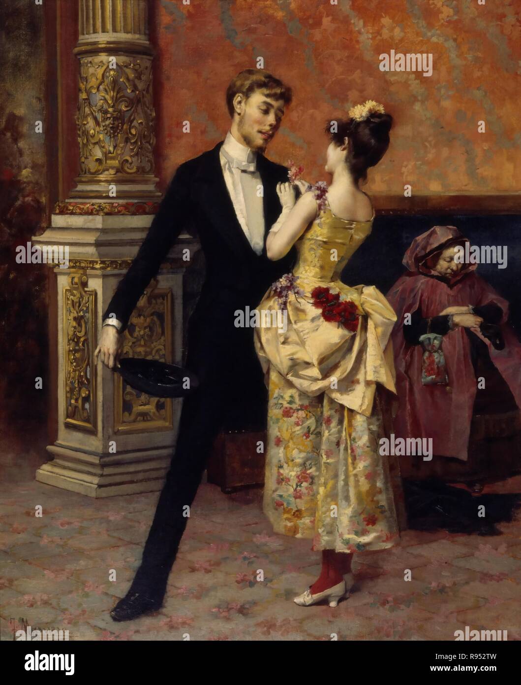 The Foyer of the Lyceum Theatre, Francesc Masriera. Museum: CIRCULO DEL ...