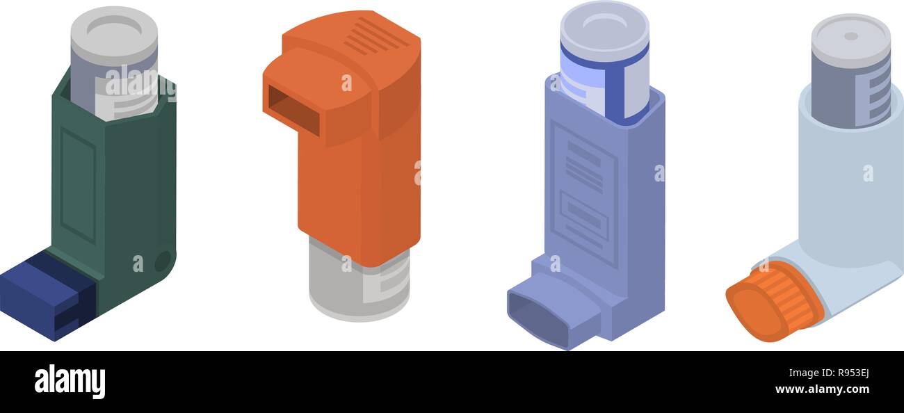 Cough disease isometric icon Stock Vector Images - Alamy