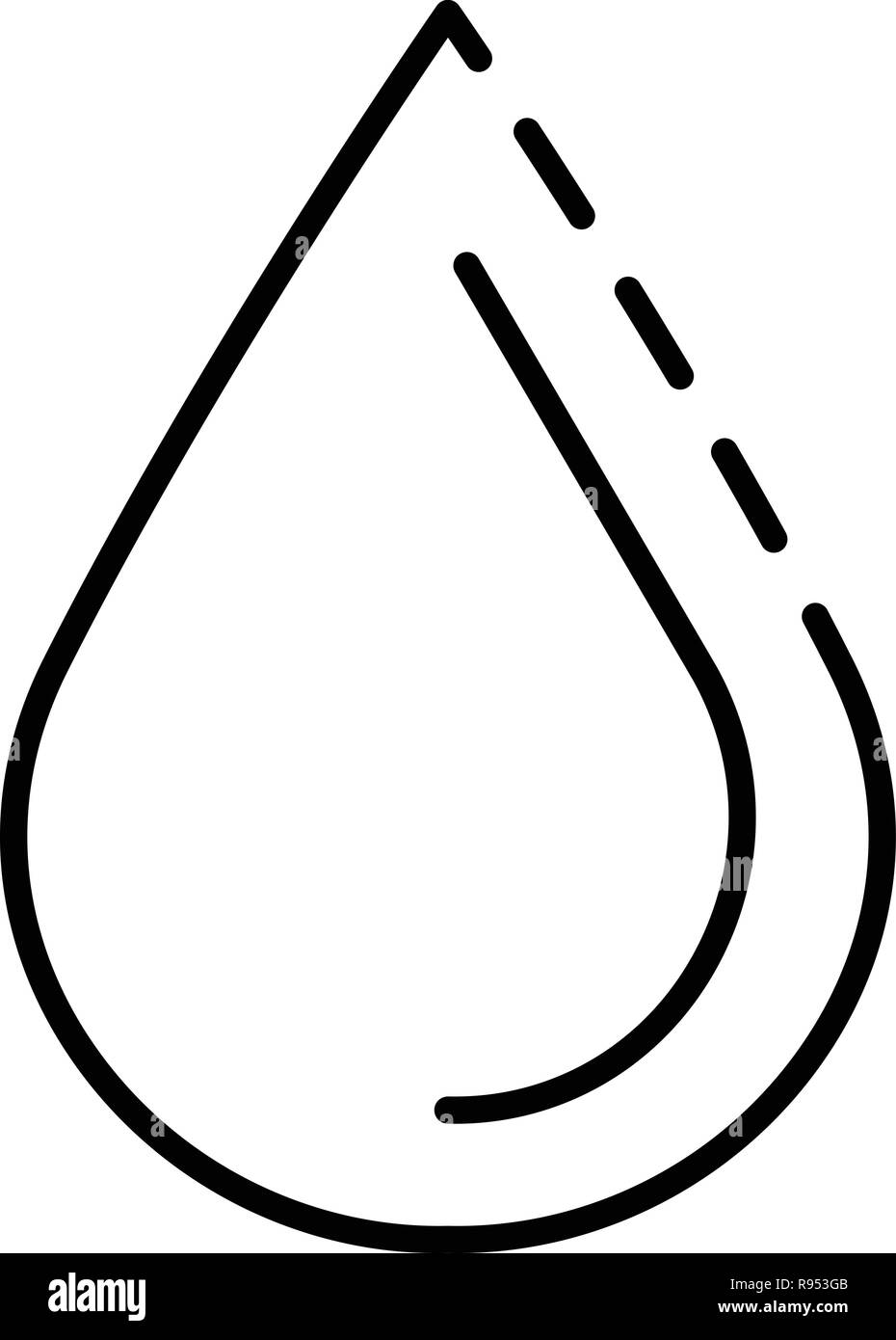 Honey drop icon, outline style Stock Vector Image & Art - Alamy