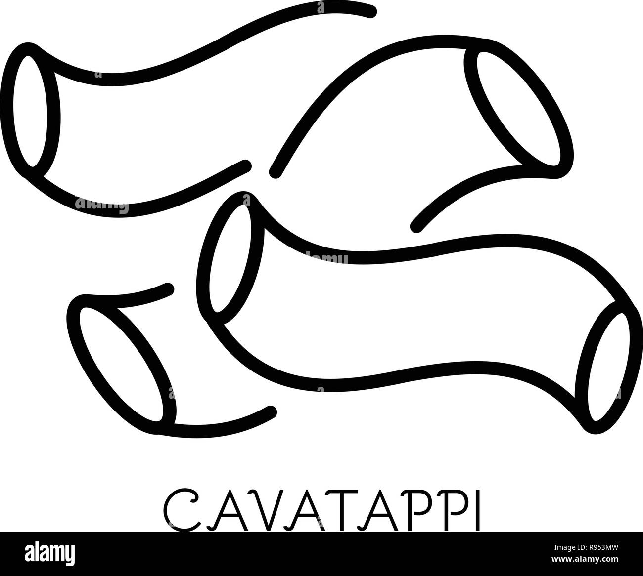 Uncooked raw macaroni pasta Black and White Stock Photos & Images - Alamy