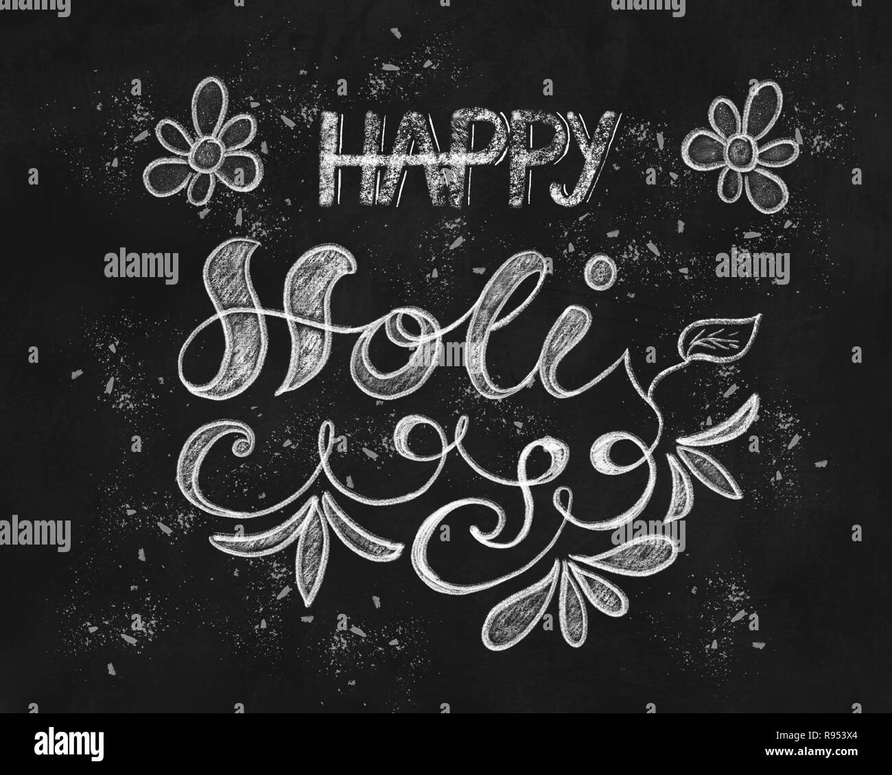 Holi festival Black and White Stock Photos & Images - Alamy