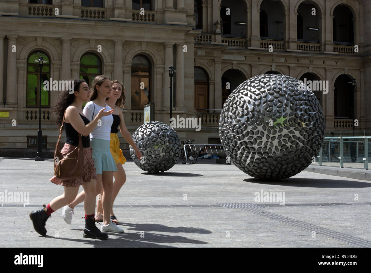 Brisbane Square, Brisbane city centre, Queensland, Australia Stock ...