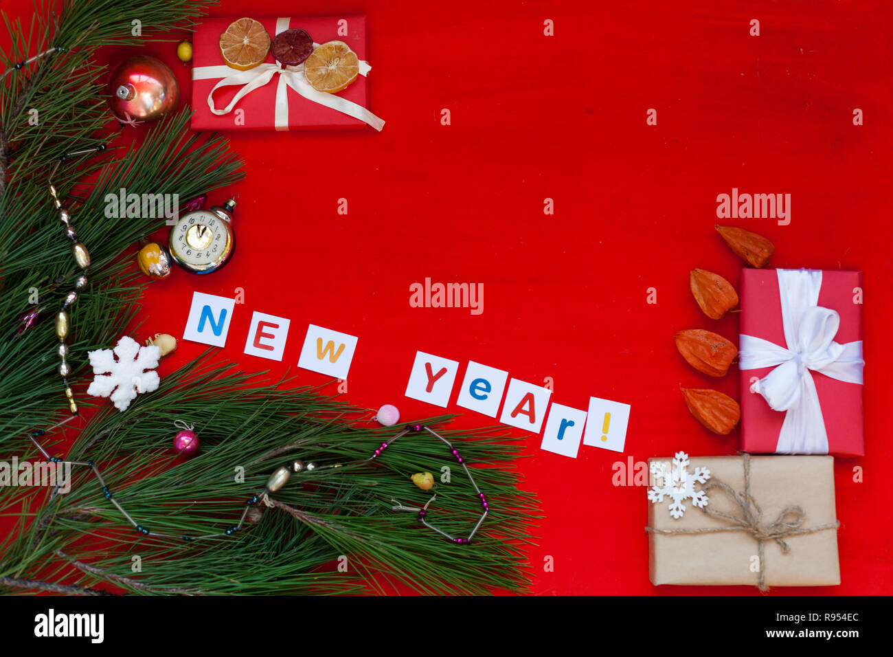 Christmas background Christmas tree new year gifts decor decoration ...