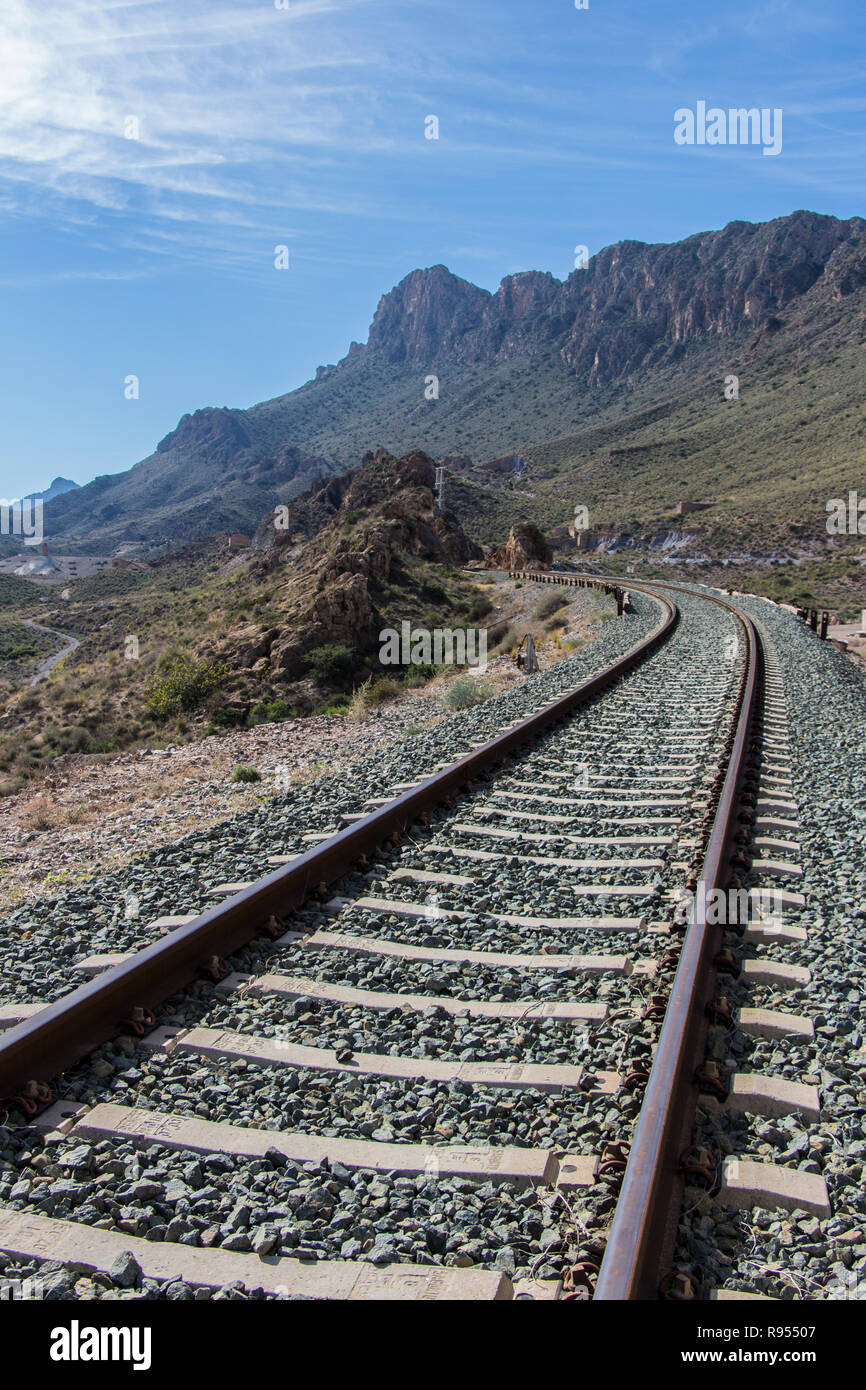 straight and curve of railway, railway tracks, railroad Stock Photo - Alamy