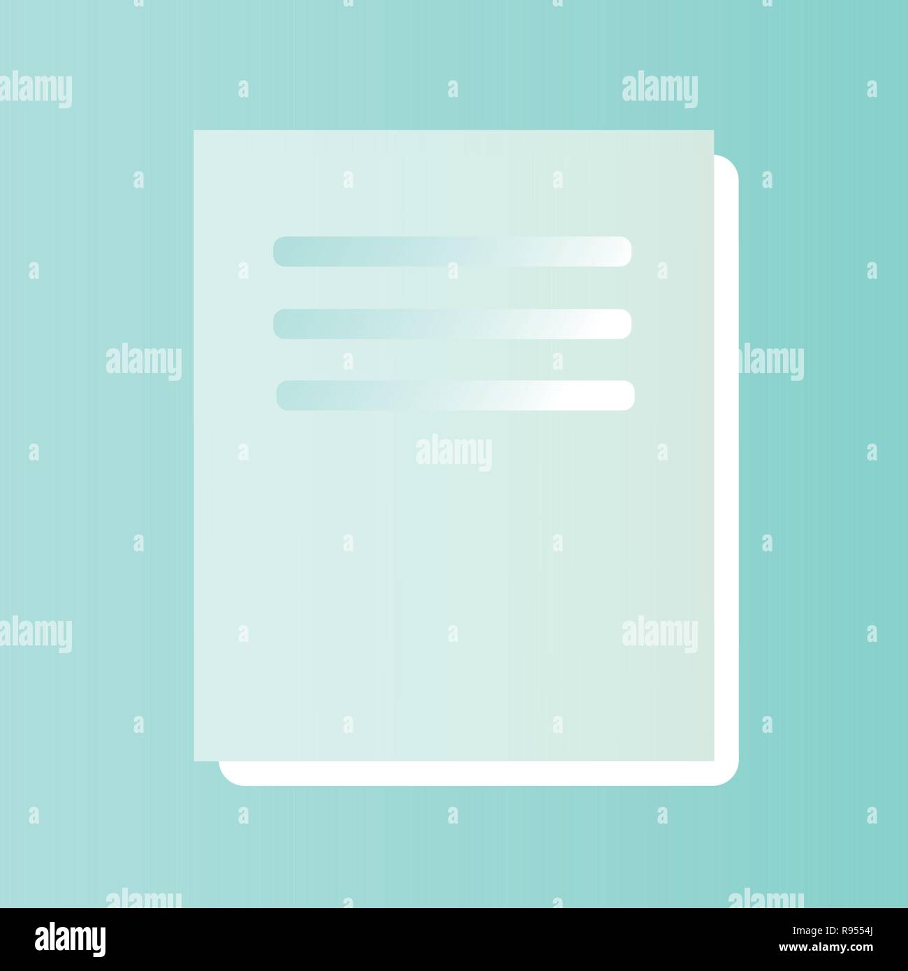 Document Image Stock Vector Images - Alamy