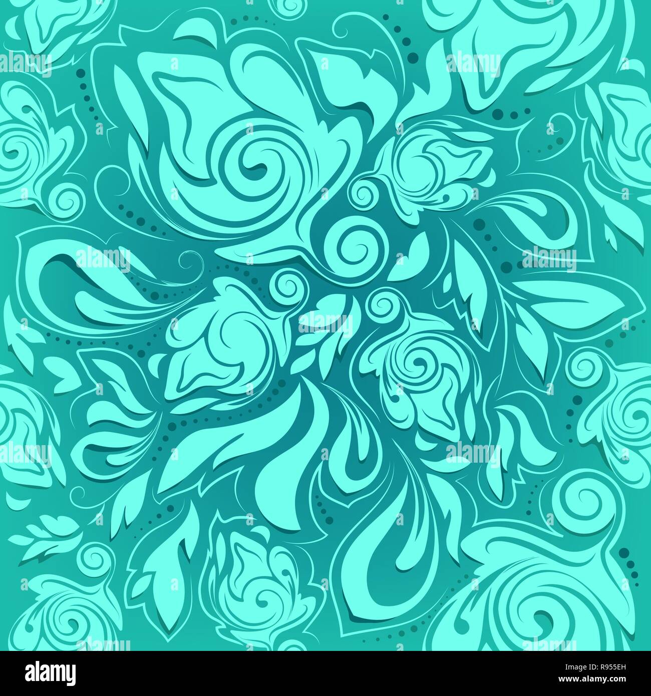 Turquoise Pattern Background