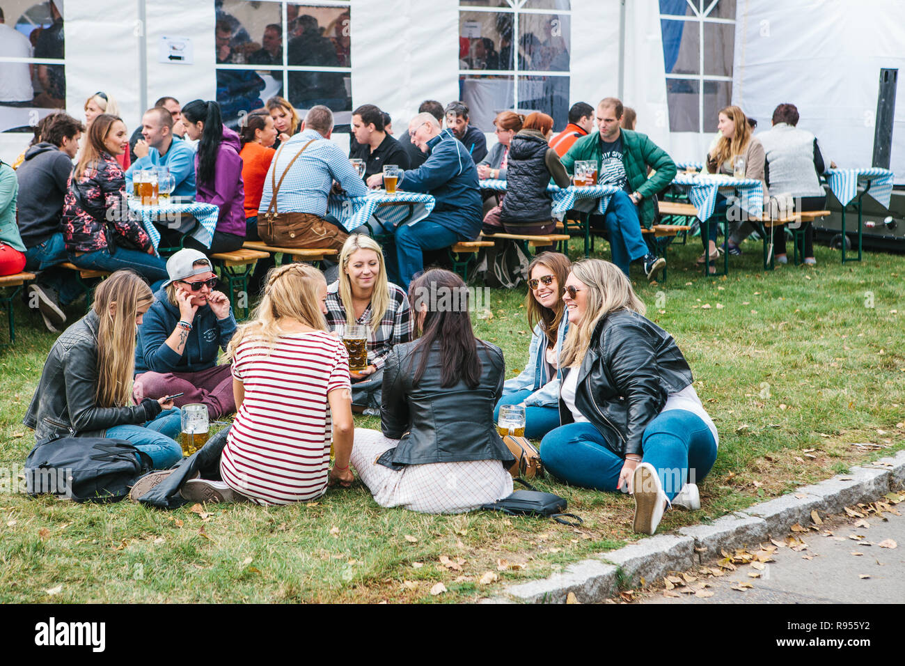 German people talking hi-res stock photography and images - Alamy