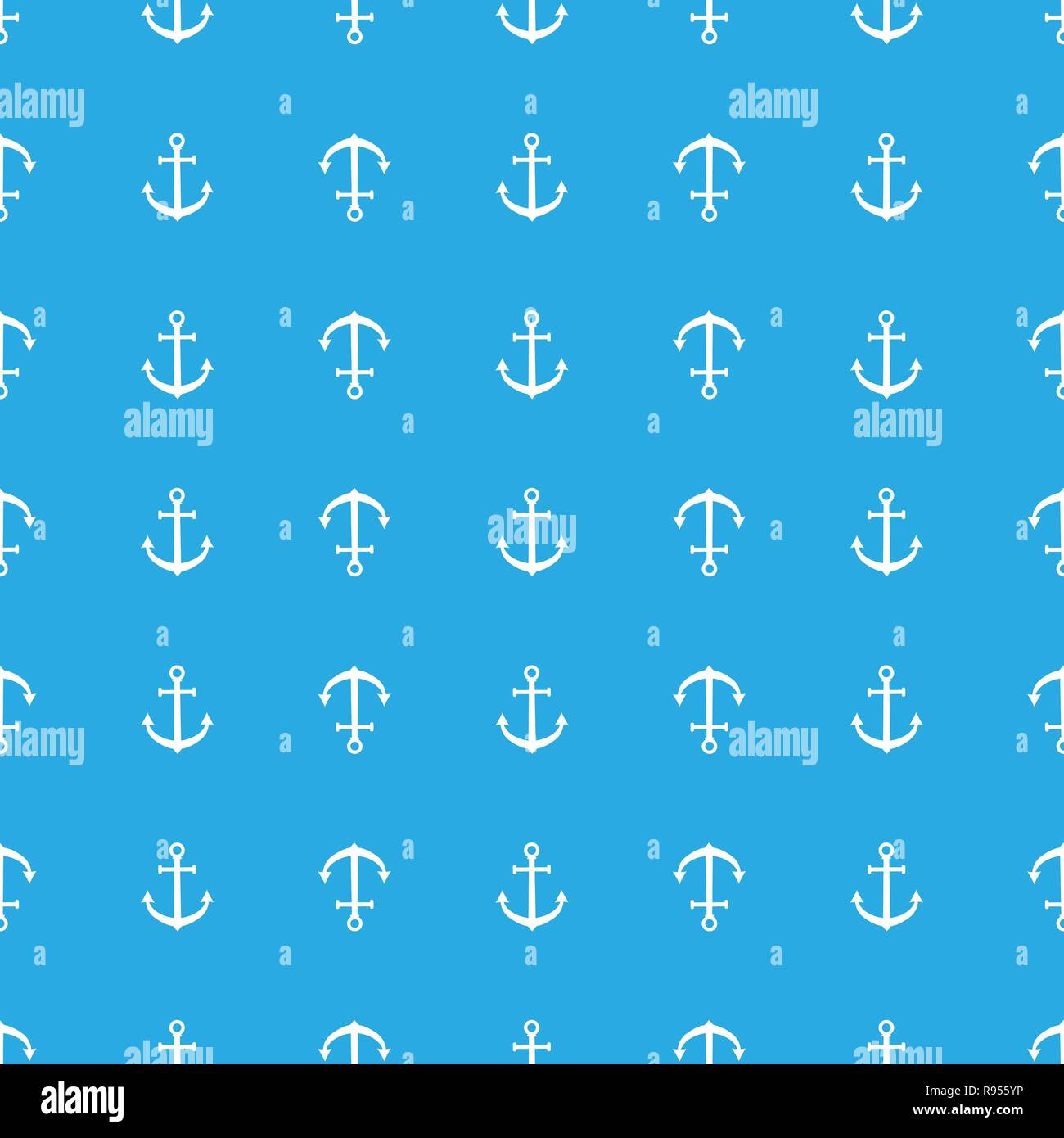Anchor seamless pattern Vector illustration Stock Vector Image & Art - Alamy
