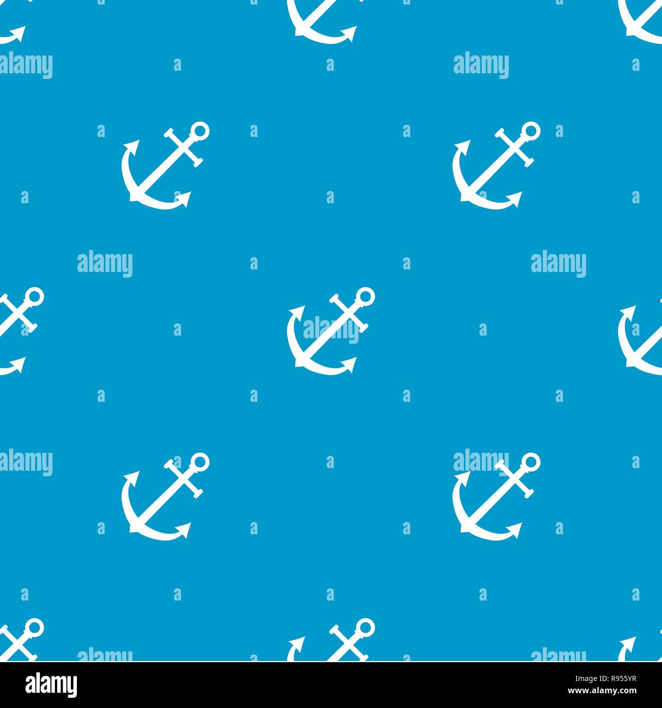 Anchor seamless pattern Vector illustration Stock Vector Image & Art ...