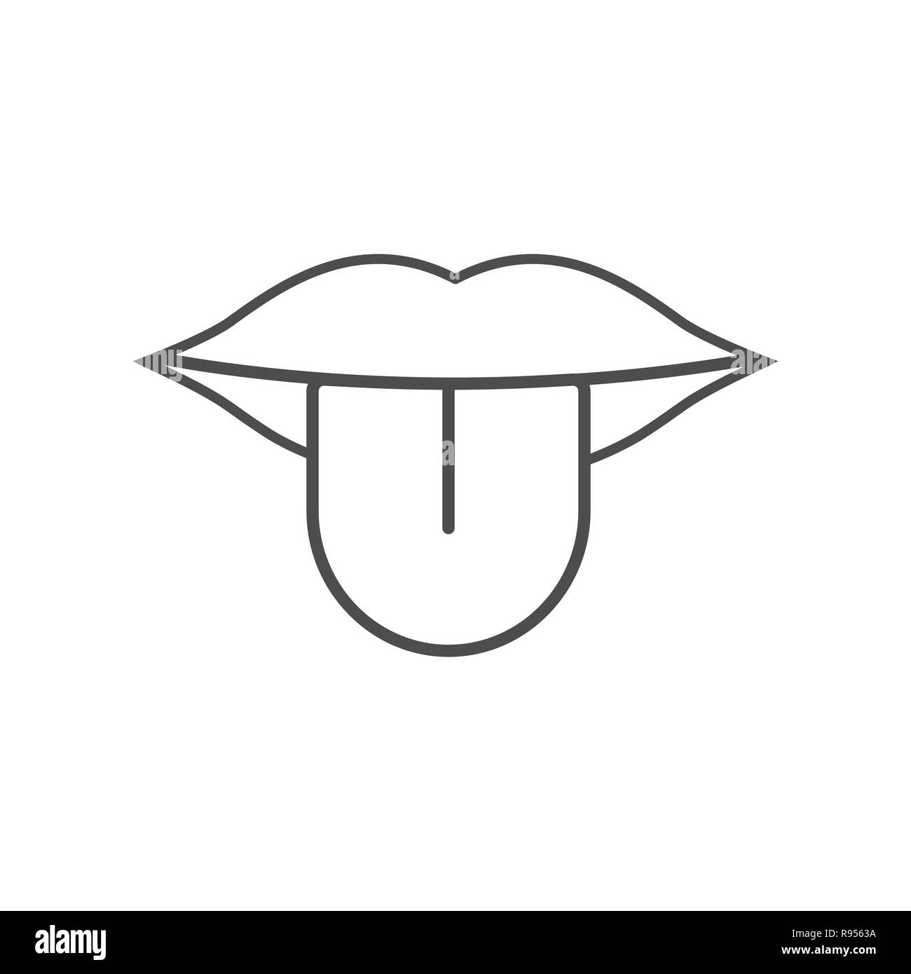 Lip contour Cut Out Stock Images & Pictures - Alamy