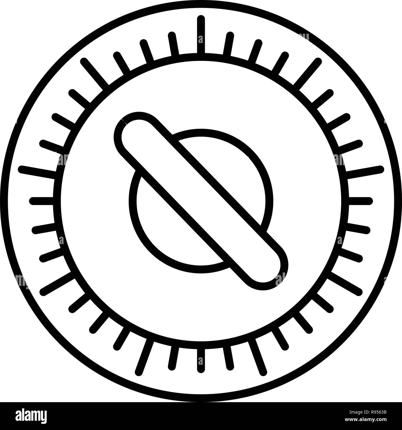 Retro manual timer icon, outline style Stock Vector Image & Art - Alamy