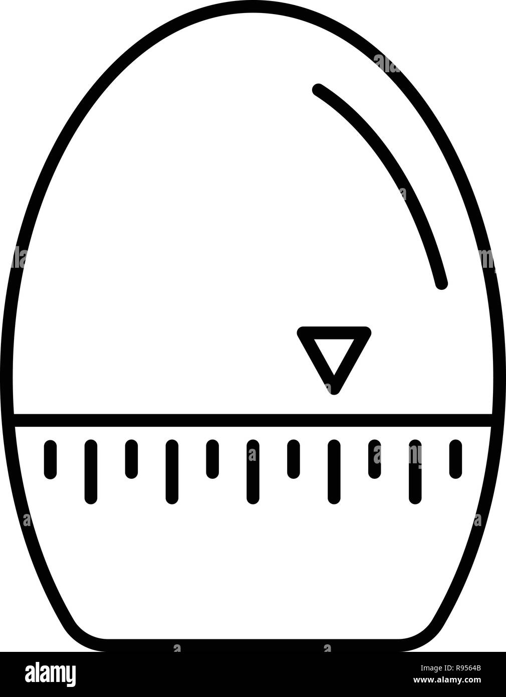 Egg timer icon, outline style Stock Vector Image & Art - Alamy