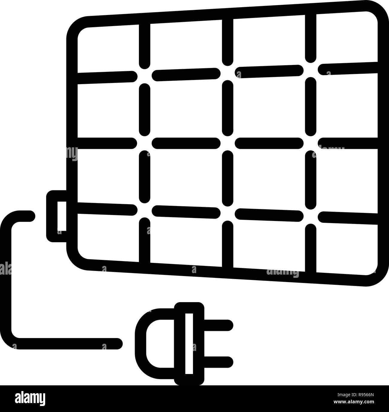 Solar panel install Stock Vector Images - Alamy