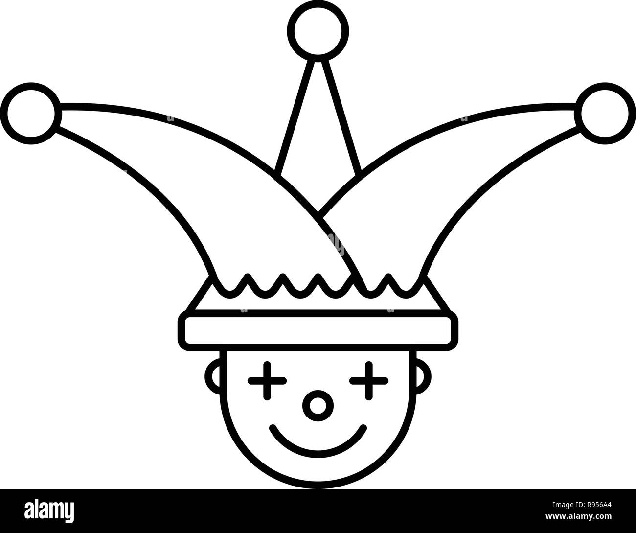 Jester tattoo design hi-res stock photography and images - Alamy