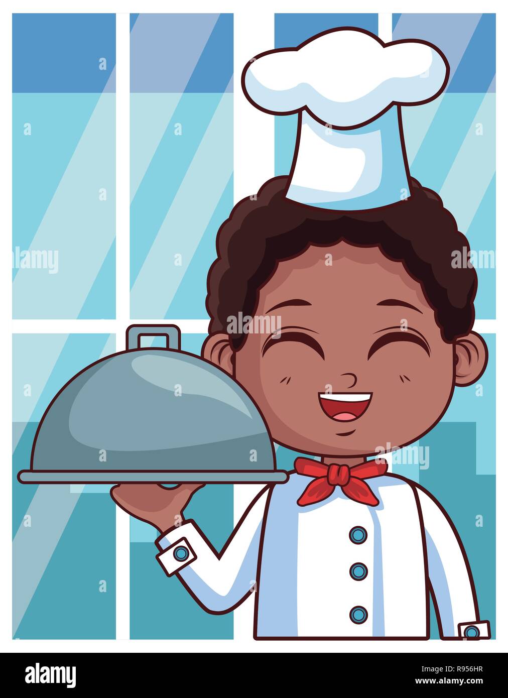Chef boy cartoon Stock Vector Image & Art - Alamy