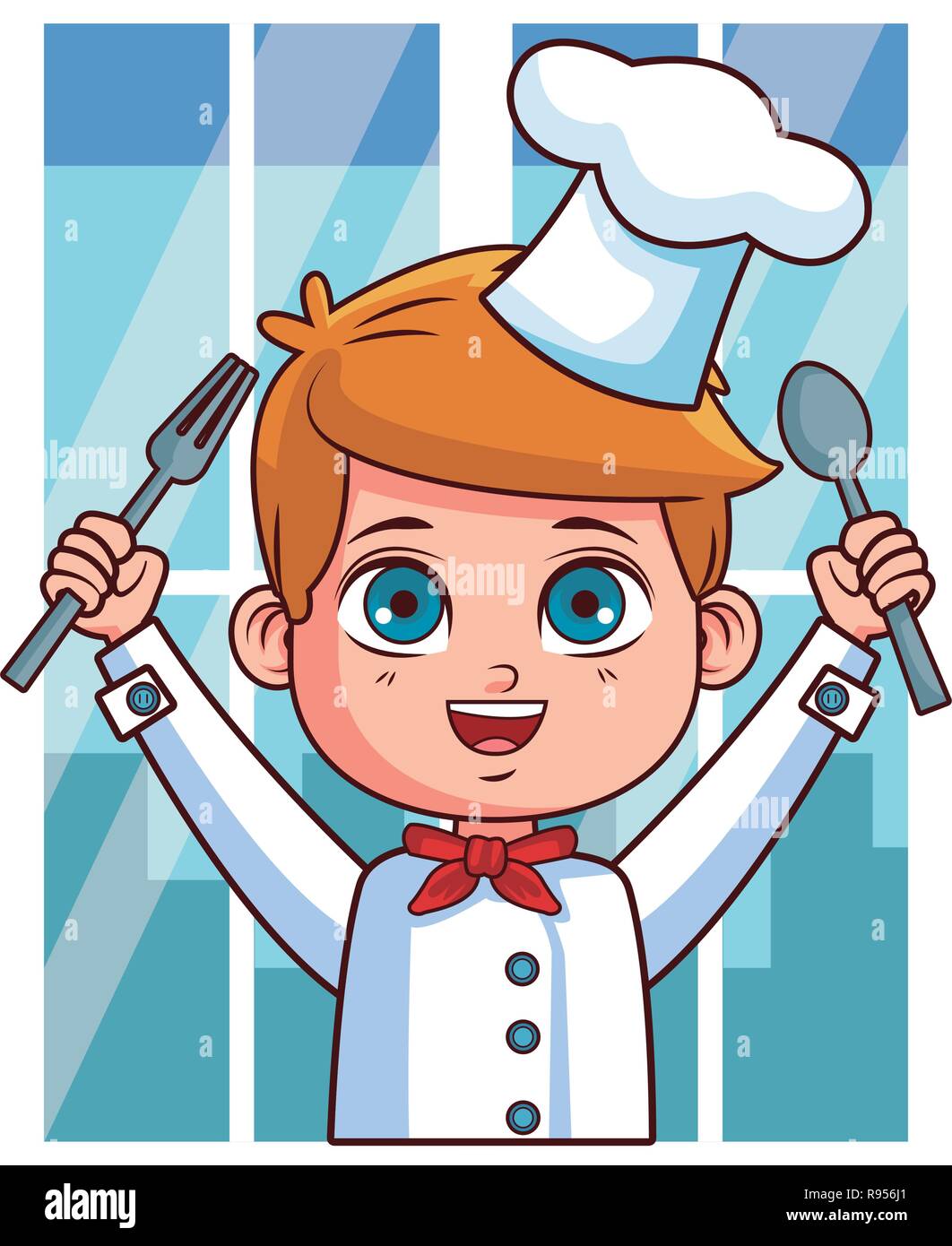 Chef boy cartoon Stock Vector Image & Art - Alamy