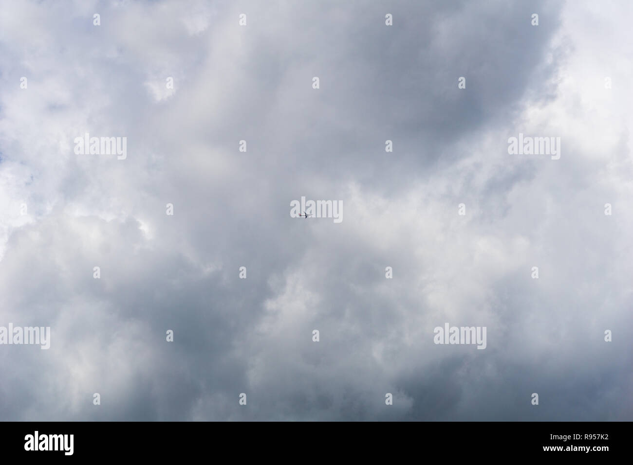 View of big massive grey Storm Clouds Stock Photo - Alamy