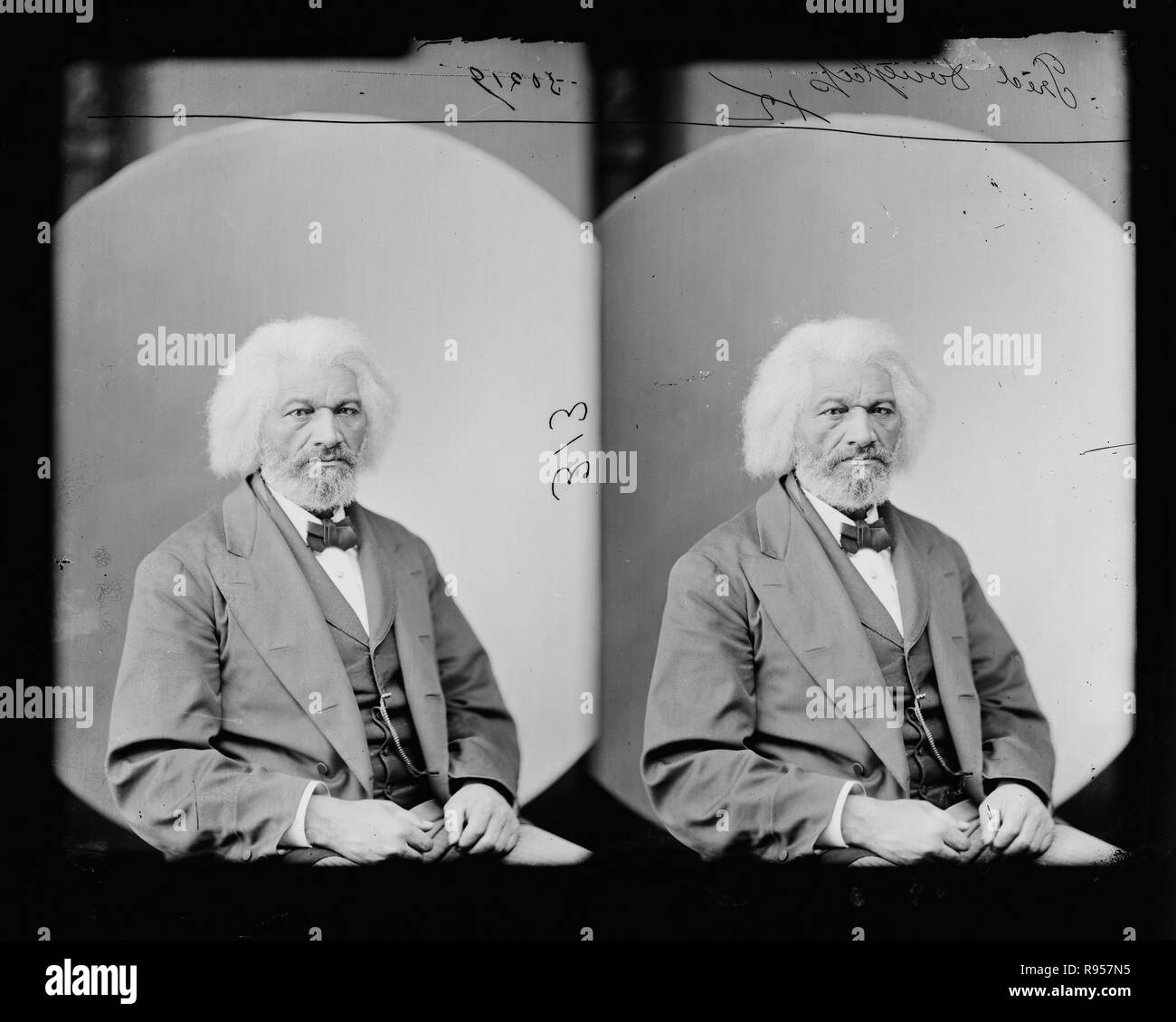 Frederick Douglass, African-American abolitionist. Annotation from ...