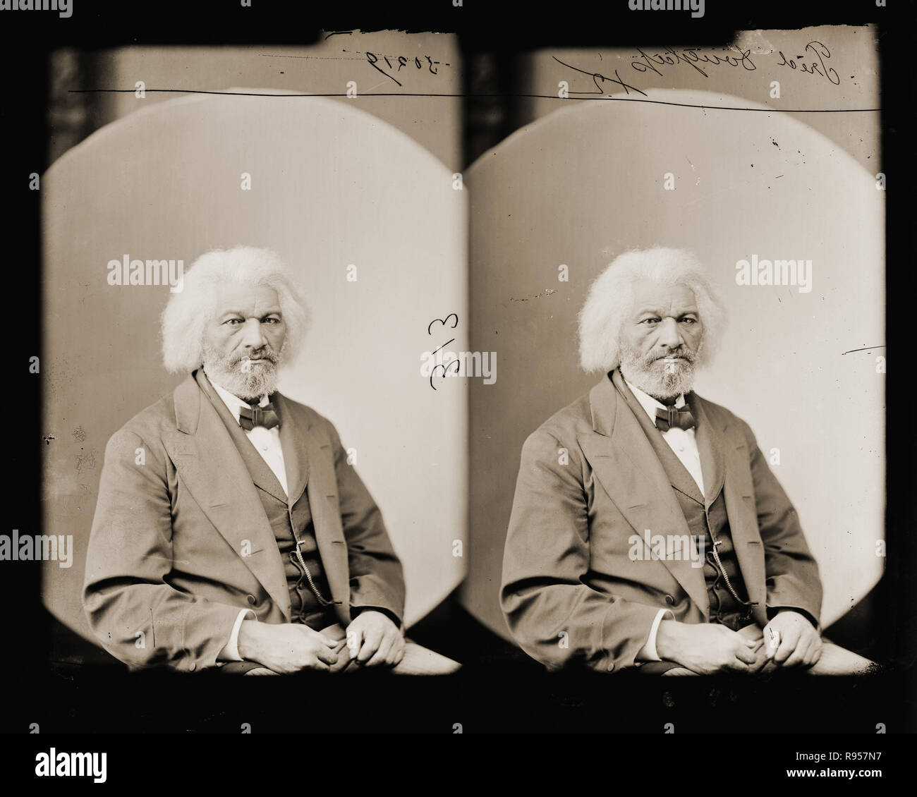 Frederick Douglass, African-American abolitionist. Annotation from ...