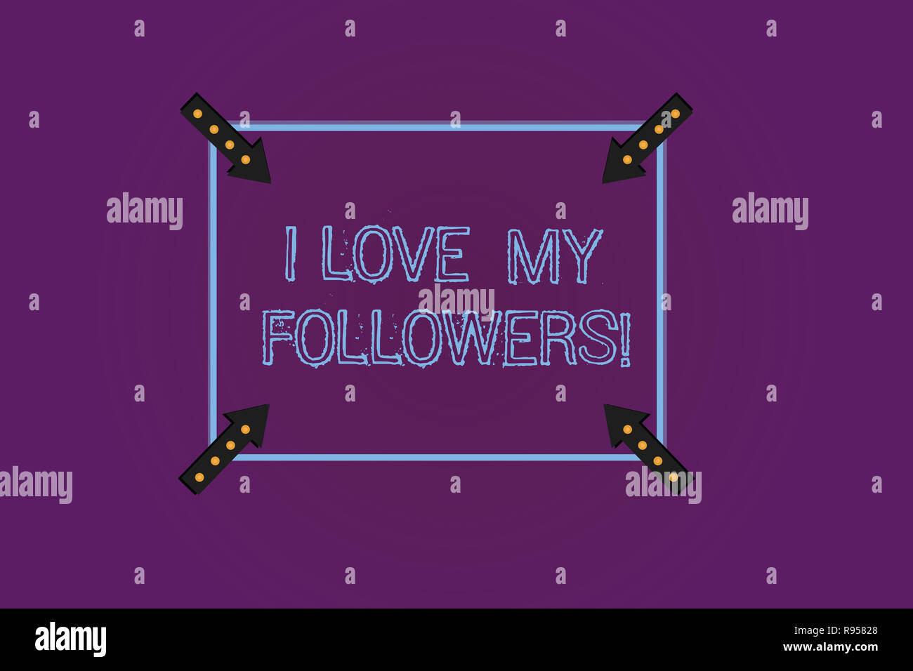 Writing note showing I Love My Followers. Business photo showcasing ...