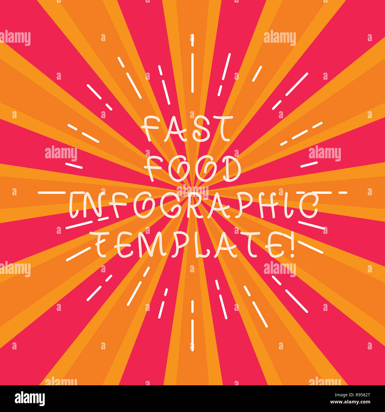 Writing note showing Fast Food Infographic Template. Business photo ...