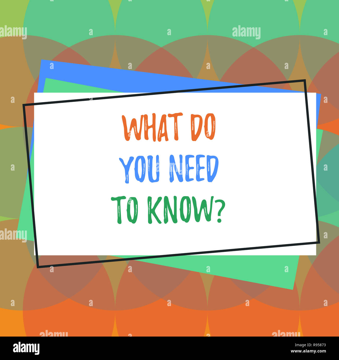 Text sign showing What Do You Need To Knowquestion. Conceptual photo ...