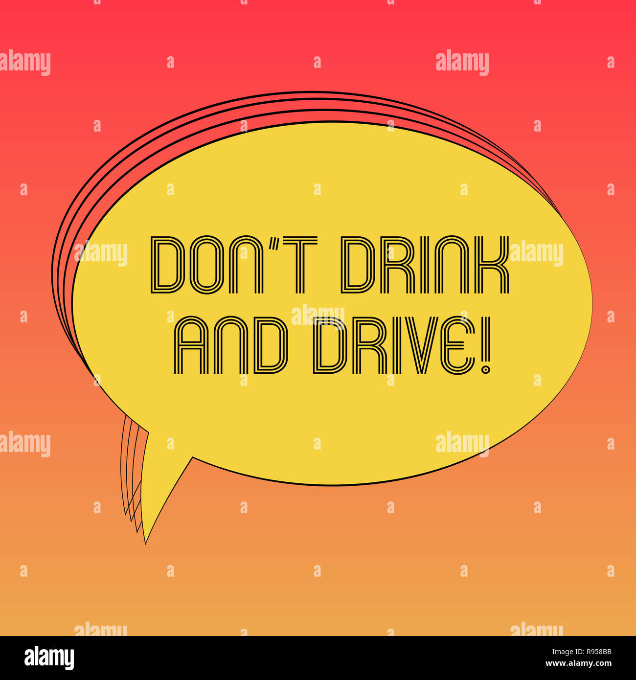 Drive sober drunk driving warning hi-res stock photography and images ...