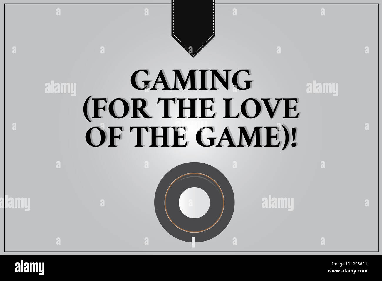 Writing note showing Gaming For The Love Of The Game. Business photo ...