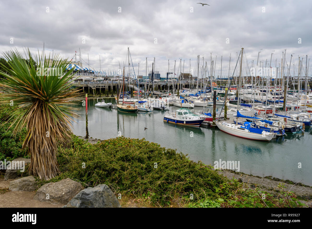 Marina with sailing boats on Howth peninsula, Dublin, Ireland Stock ...