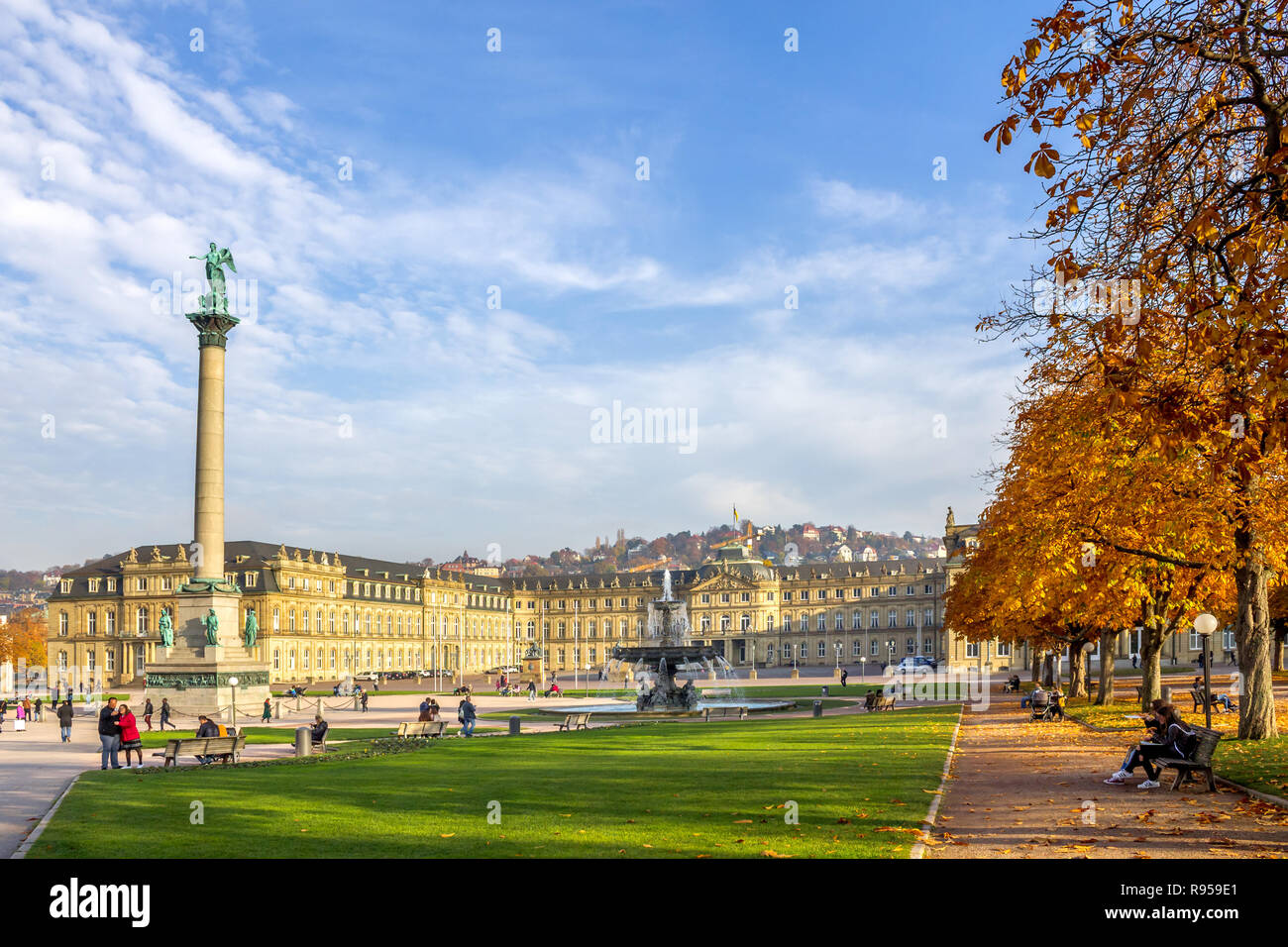 Castle Square, Stuttgart, Germany Stock Photo - Alamy