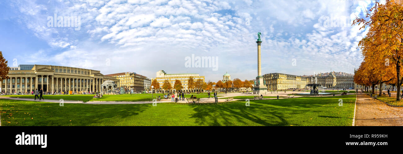 Castle Square, Stuttgart, Germany Stock Photo - Alamy