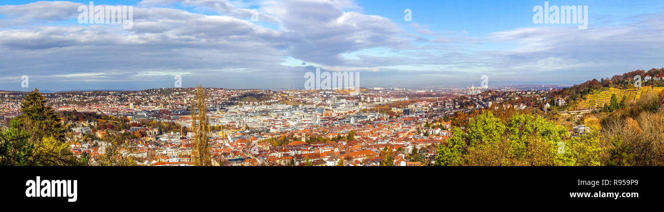 Stuttgart panorama view hi-res stock photography and images - Alamy
