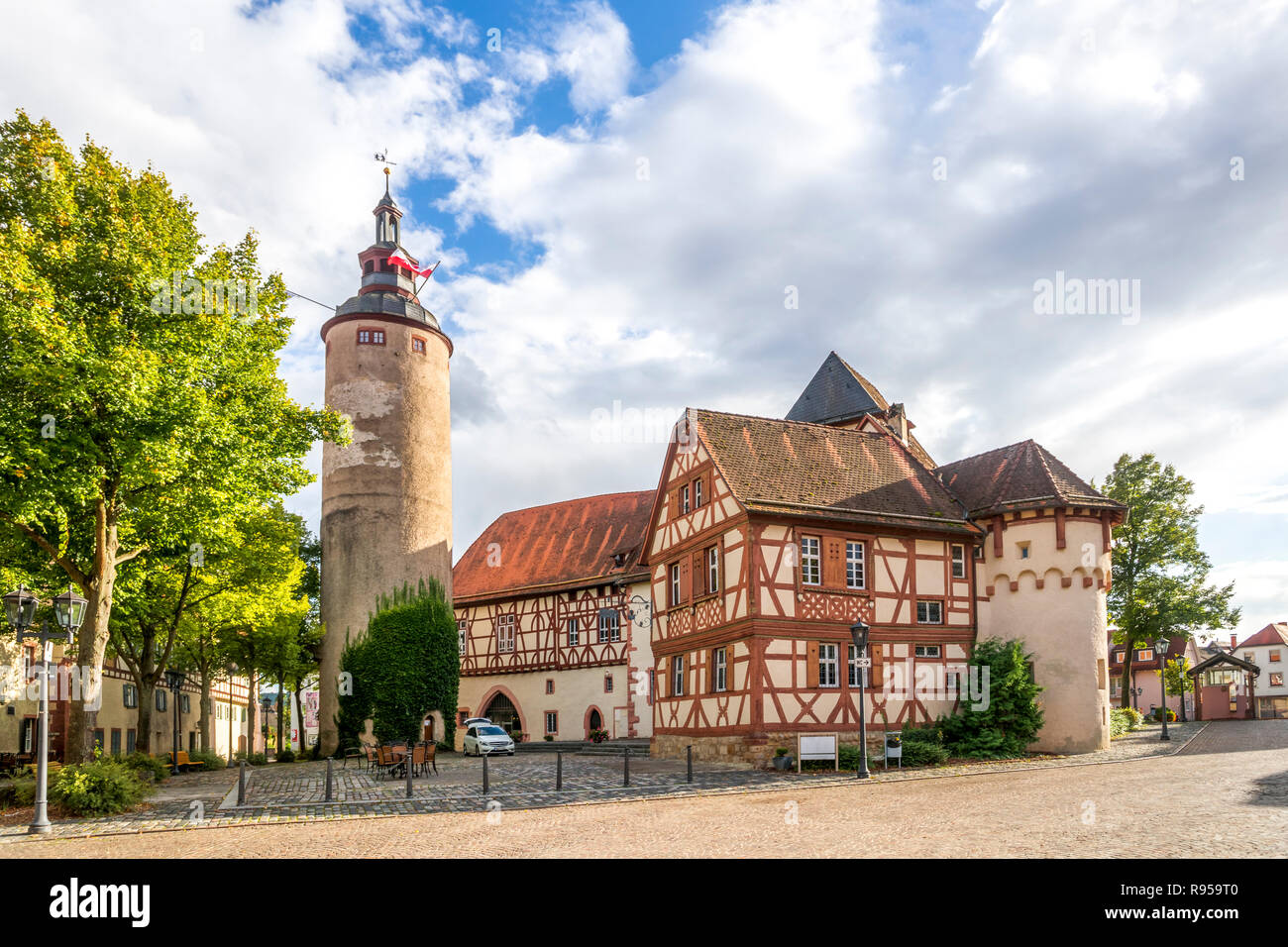 Castle, Tauberbischofsheim, Germany Stock Photo - Alamy