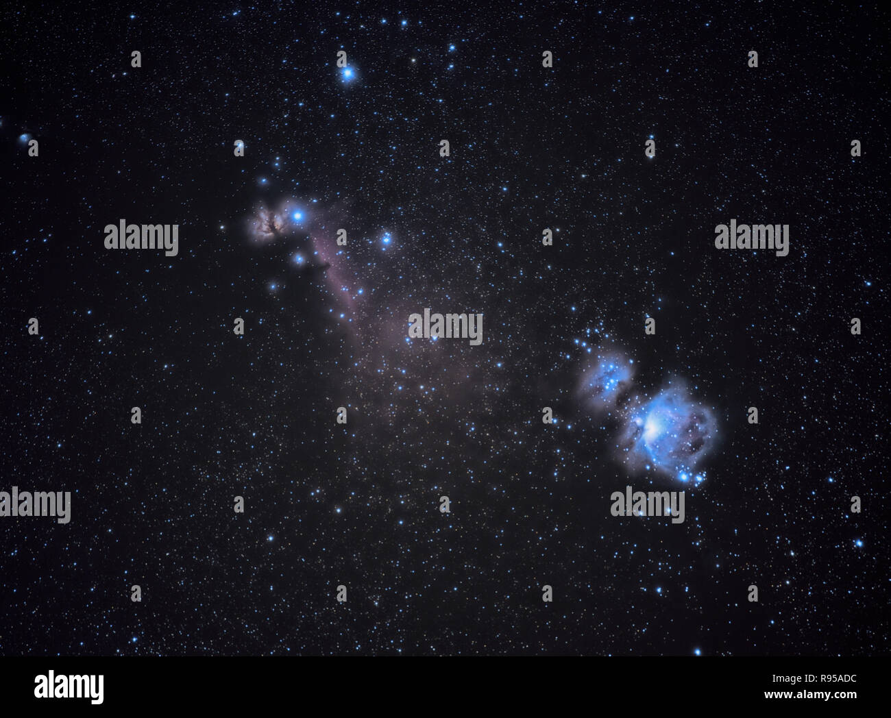 Orion nebula, messier 42 object in Alava, Spain Stock Photo - Alamy