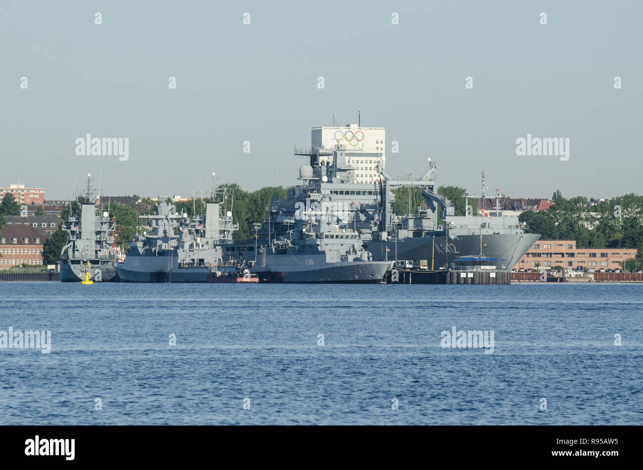 24.07.2012, Kiel, Schleswig-Holstein, Germany - Tirpitzhafen der Marine ...