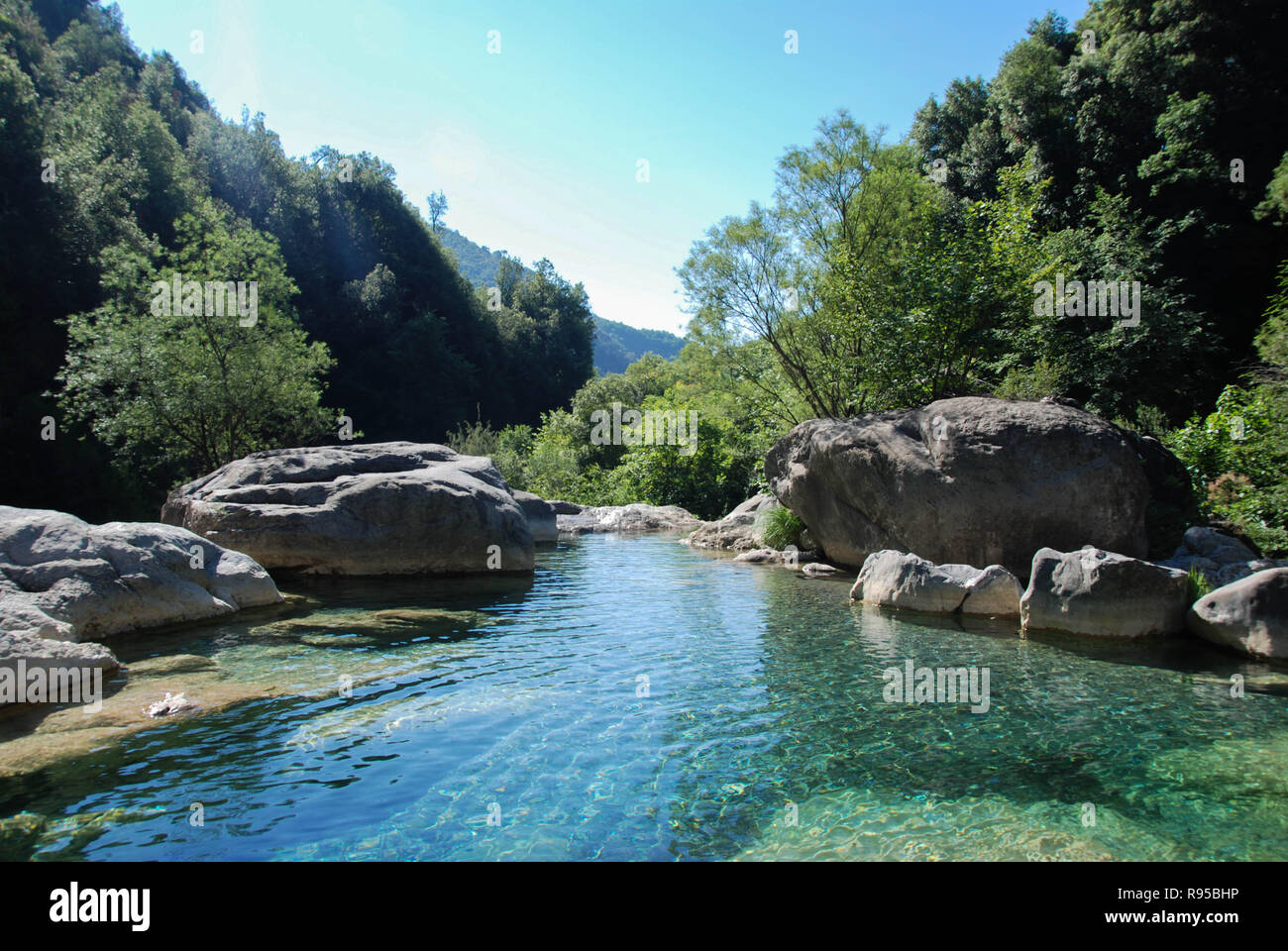 Creek near Rocchetta nervina, Liguria - Italy Stock Photo - Alamy