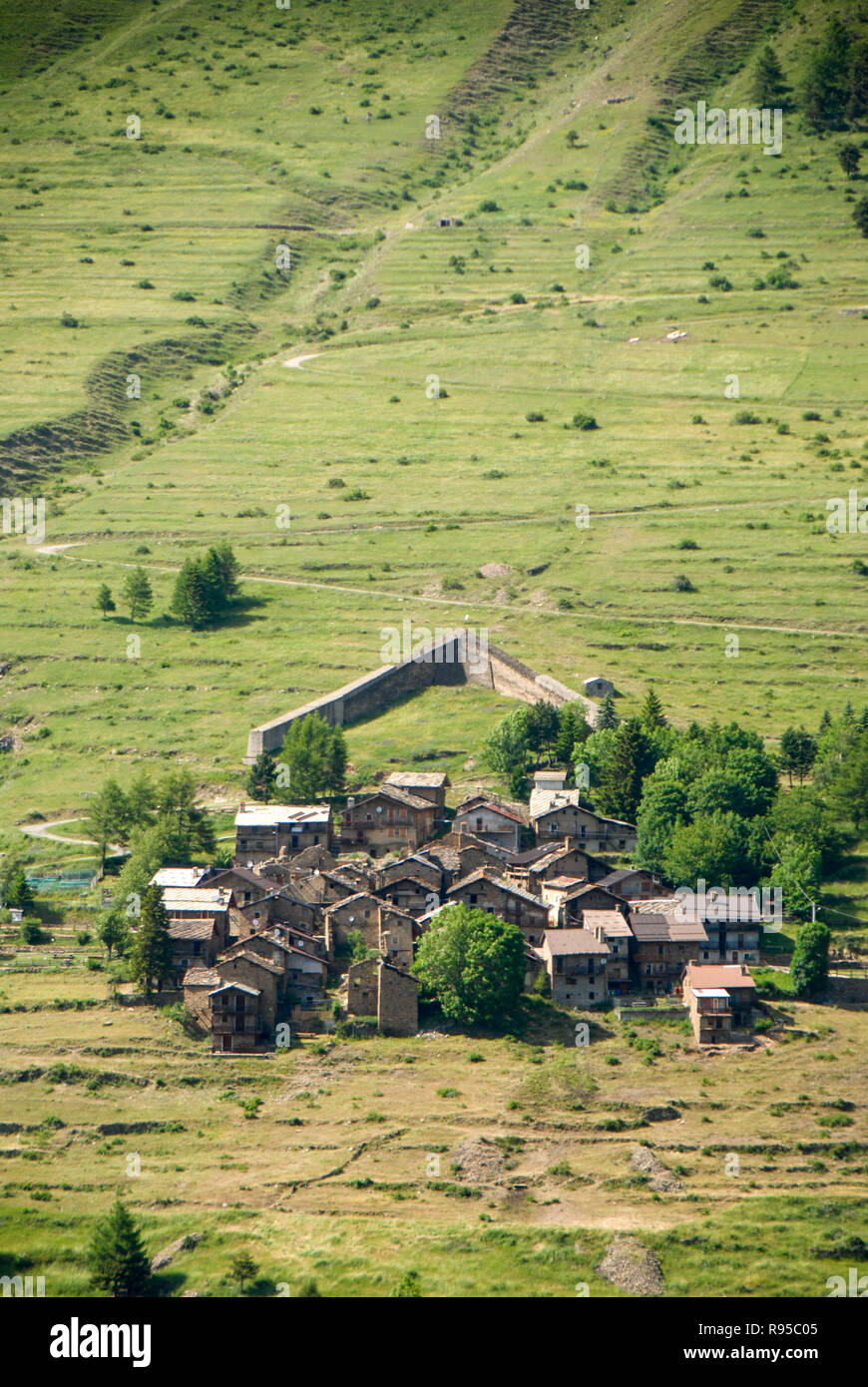 View of the country Pequerel, Piedmont - Italy Stock Photo - Alamy
