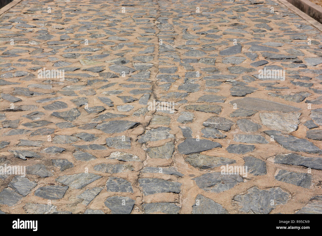 Stone walkway texture background Stock Photo - Alamy