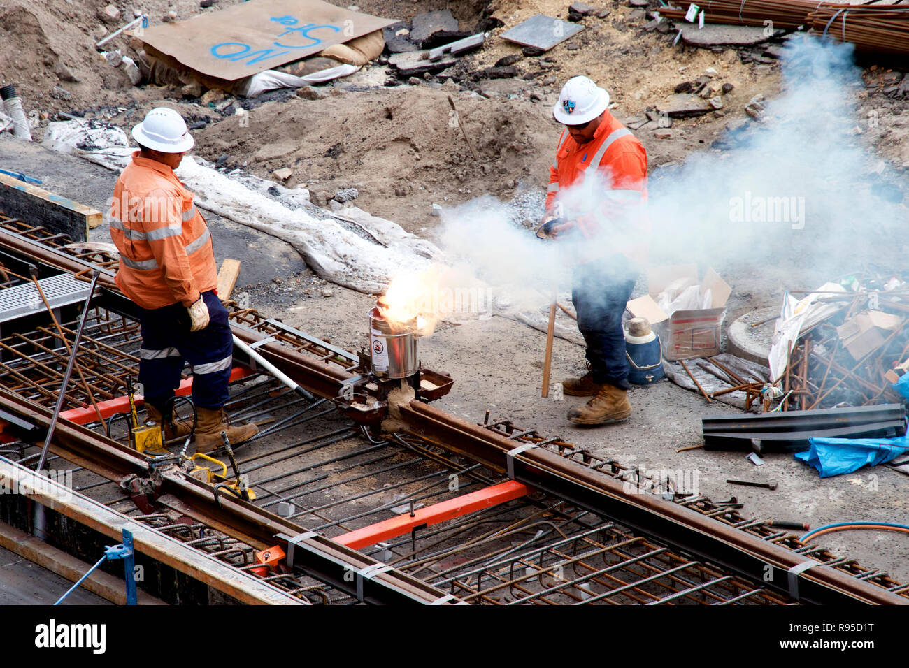 Railway construction australia hi-res stock photography and images - Alamy