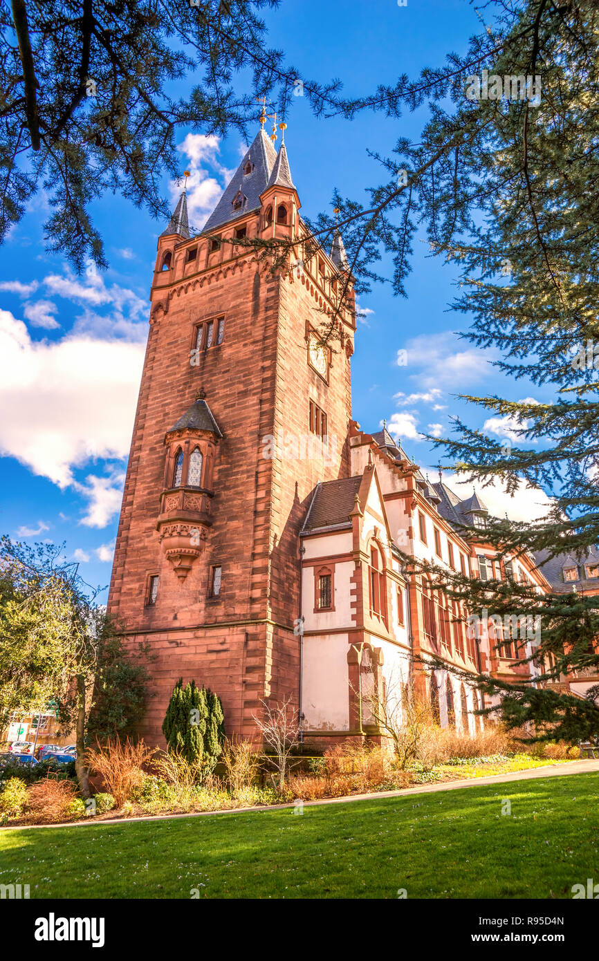 Castle and City Hall of Weinheim, Germany Stock Photo - Alamy